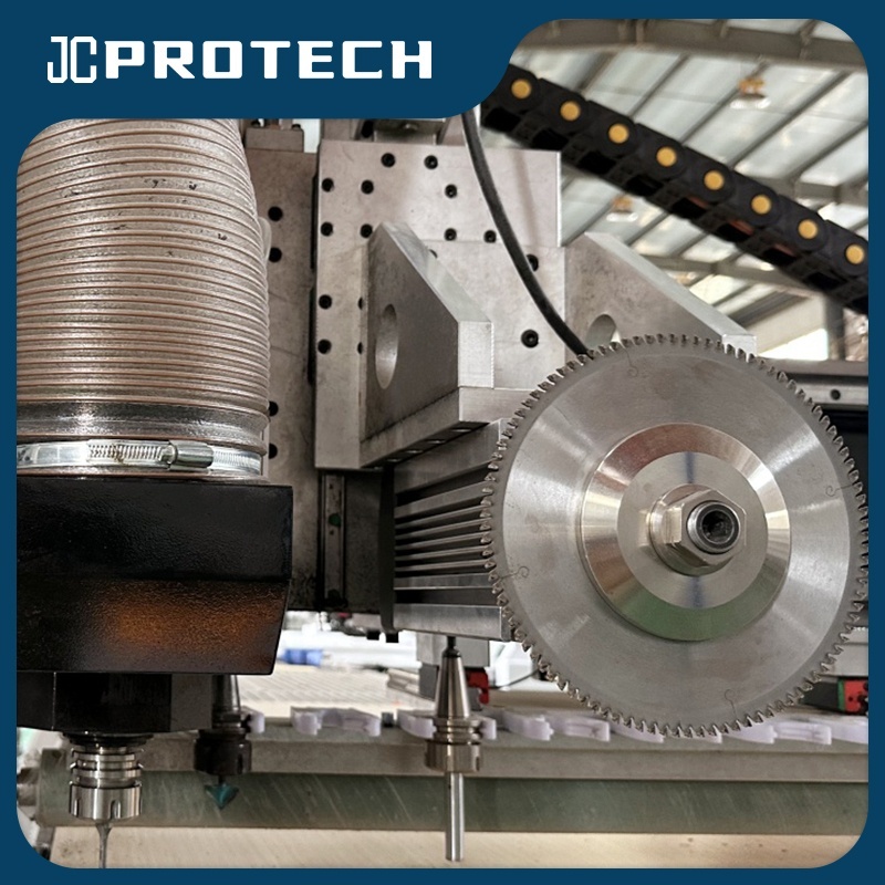 Big Size 2060 HPL Aluminum CNC Cutting Machine with Saw Cutter