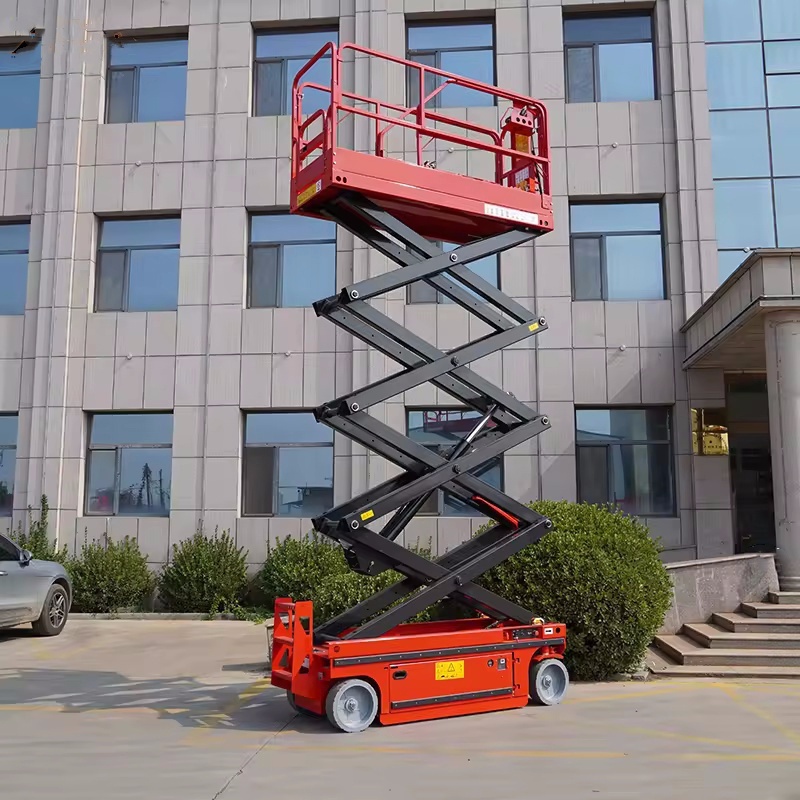 JCPROTECH Mobile Lifter Electric Hydraulic Scissor Lift